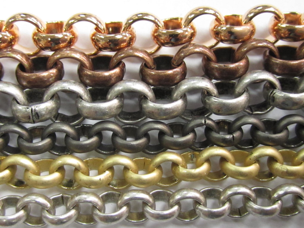 Rolo Chain by the Foot - 5.7mm - Various Finishes